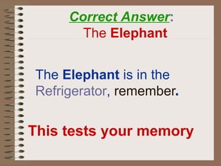 Test your memory | PPS