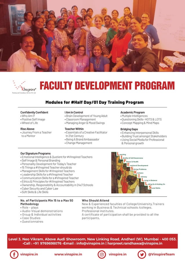 FACULTY DEVELOPMENT PROGRAM | PDF