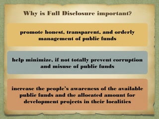 Revised Full Disclosure Policy | PPT