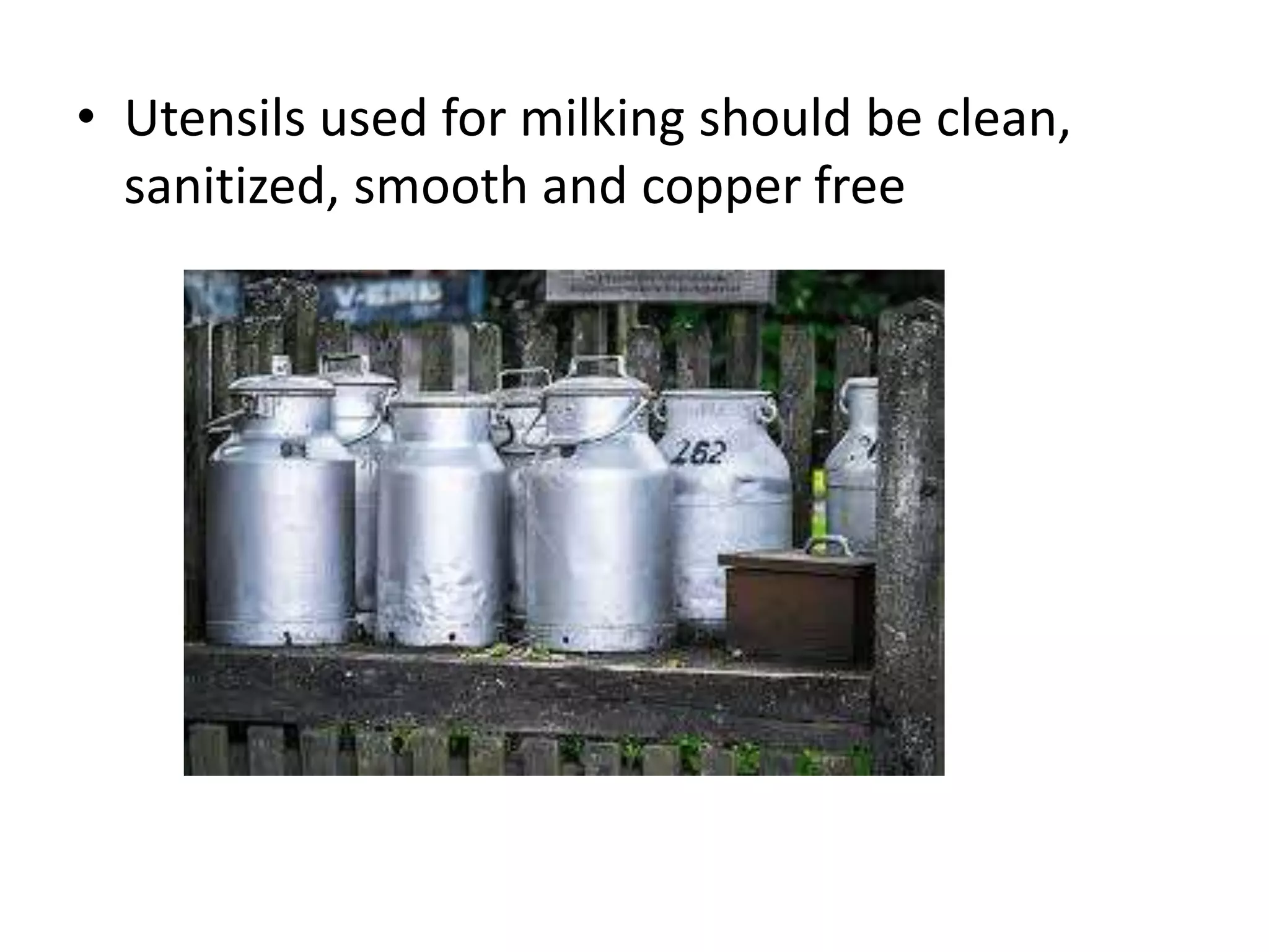 Clean milk production | PPTX