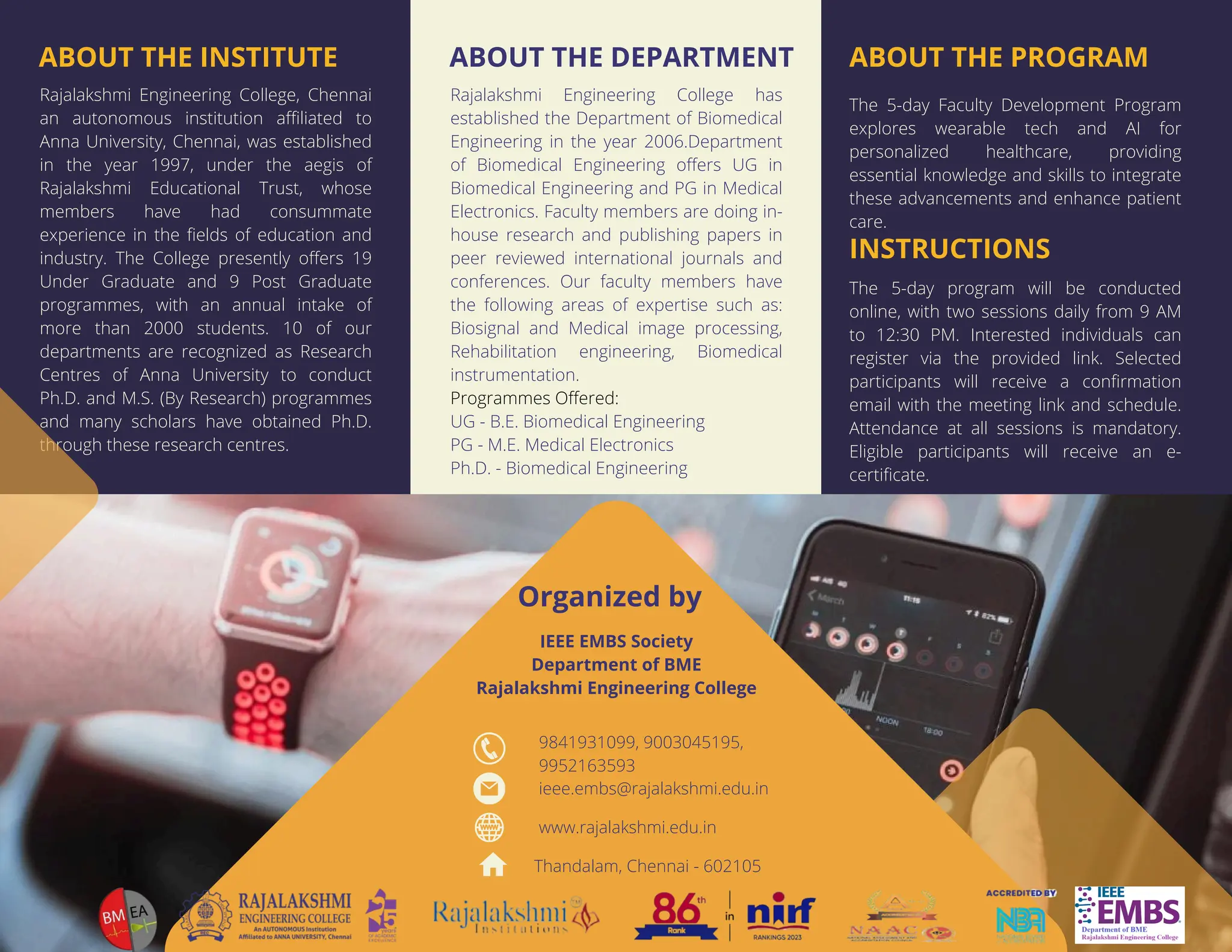 FDP Brochure for ai applications and medical domain | PDF