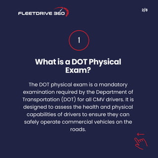 What Should You Know About The DOT Physical Examination | PDF