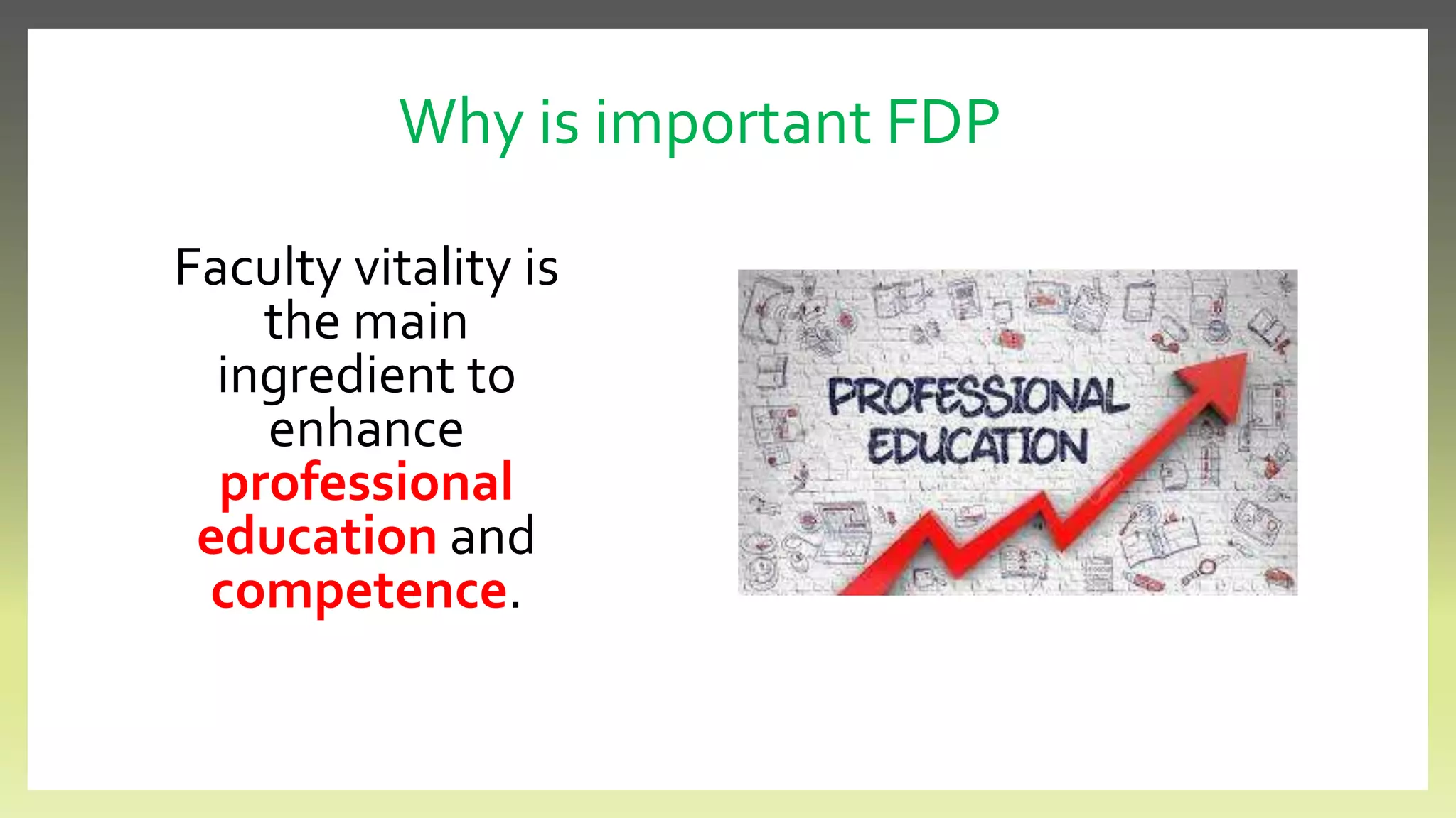 Faculty Development Programme | PPTX