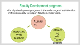 Faculty Development Programme | PPTX