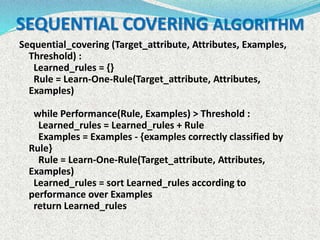 MACHINE LEARNING-LEARNING RULE | PPT