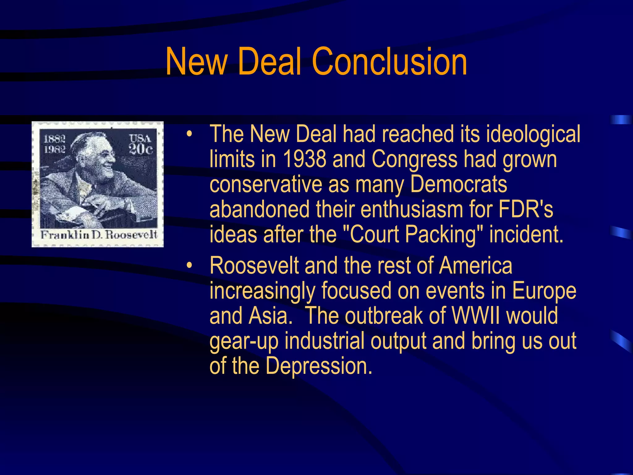 FDR and the New Deal | PPT