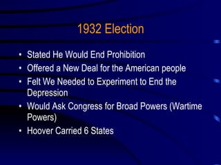FDR and the New Deal | PPT