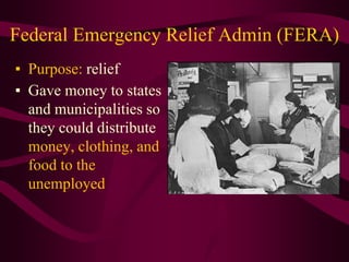 FDR-New-Deal about the new deal after the crash | PPTX
