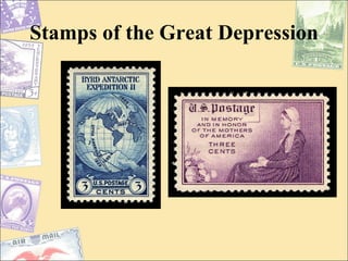 Politics & Postage in the Great Depression: Stamps as Propaganda | PPT