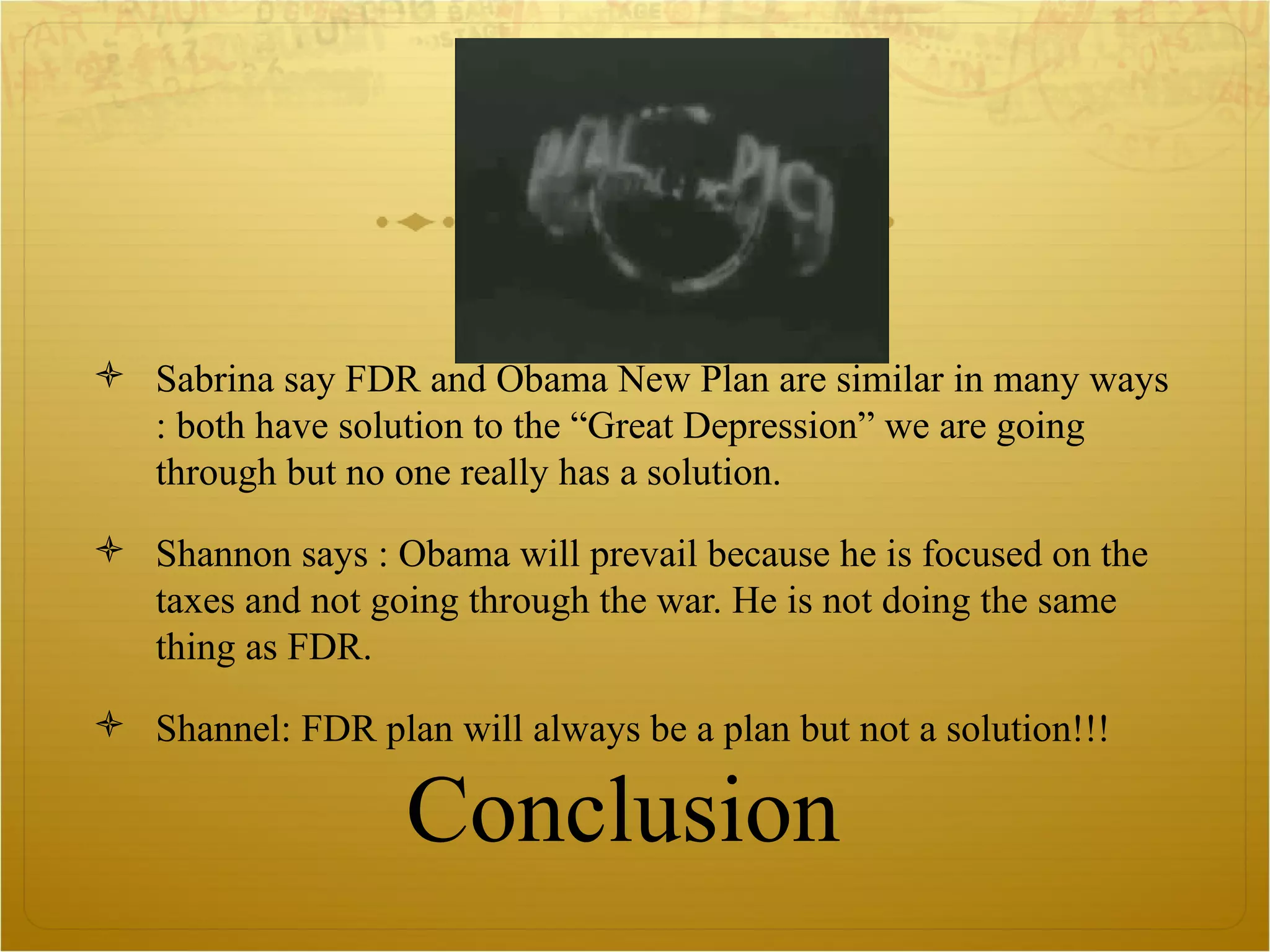 FDR VS Obama | PPT