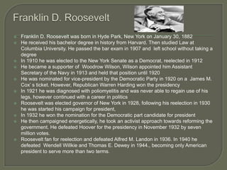 FDR Four Freedoms | PPTX