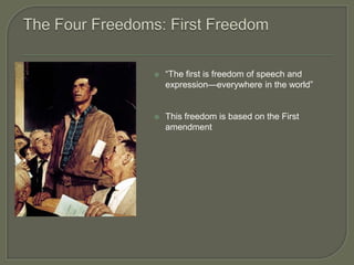 FDR Four Freedoms | PPTX