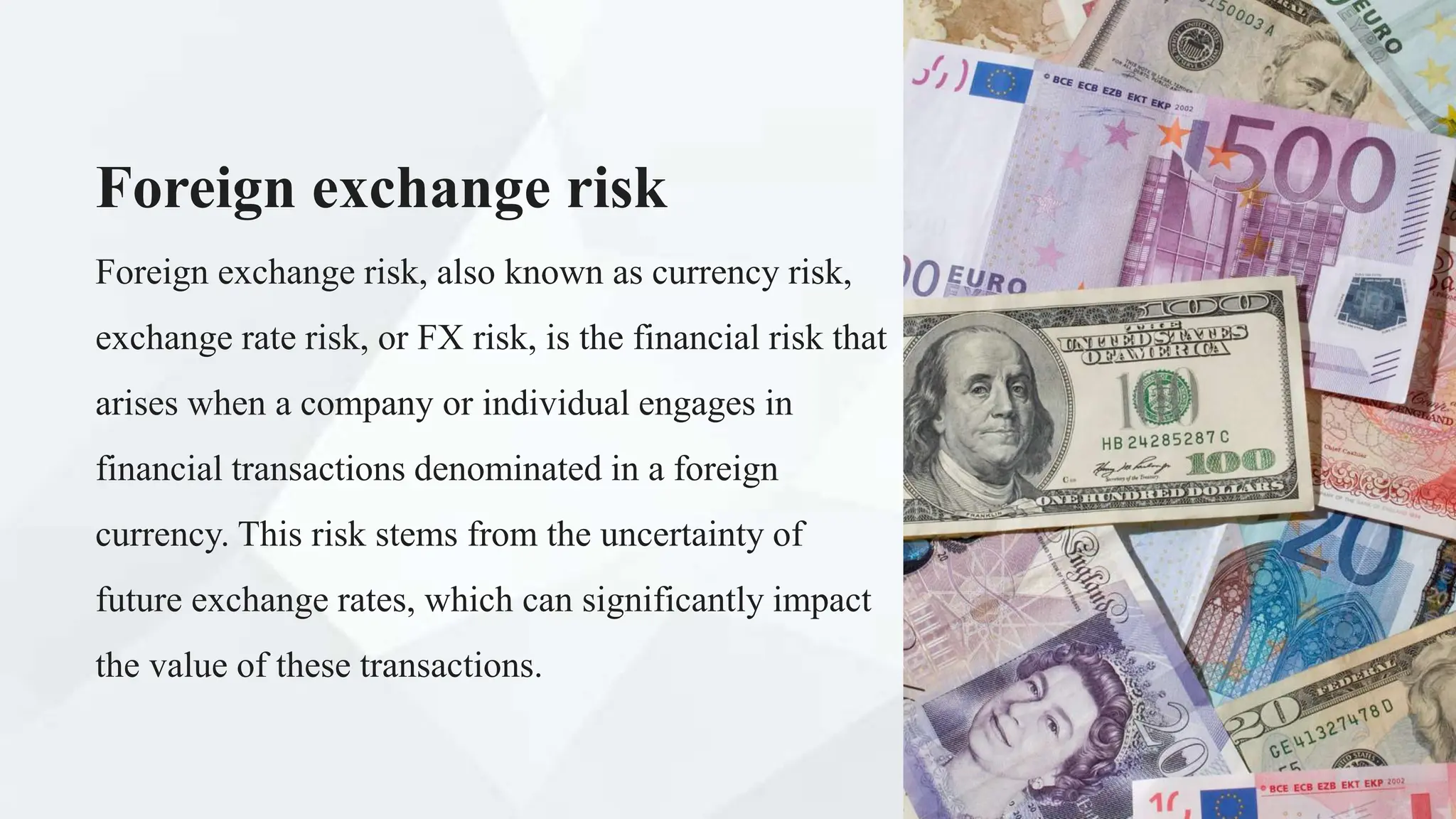 Foreign Exchange Risk | PPTX