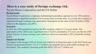 Foreign Exchange Risk | PPTX