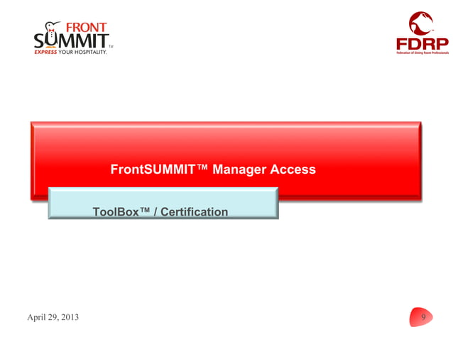 Fdrp overview | PPT | Careers