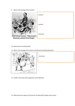 Fdr reveion sheets | DOCX | Elections | Politics