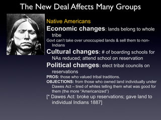 Fdr's new deal and great depression pt 2(1) | PPT