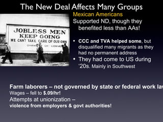 Fdr's new deal and great depression pt 2(1) | PPT