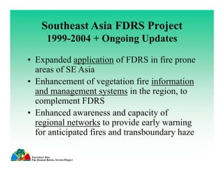 Development and Applications of Fire Danger Rating Systems in Southeast ...