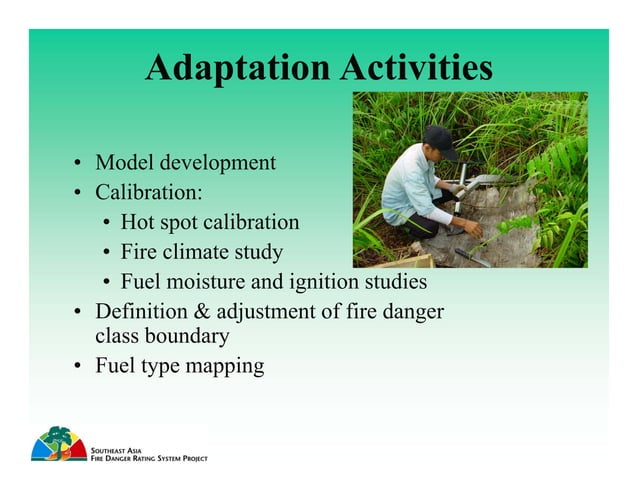 Development and Applications of Fire Danger Rating Systems in Southeast ...