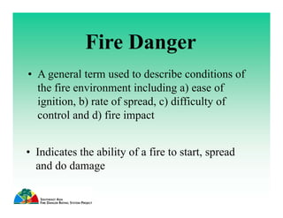 Development and Applications of Fire Danger Rating Systems in Southeast ...