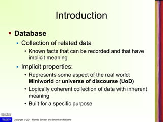 FDS (Sixth Edition) | C1 | Databases and Database Users | PPT