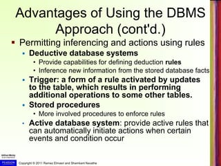 FDS (Sixth Edition) | C1 | Databases and Database Users | PPT
