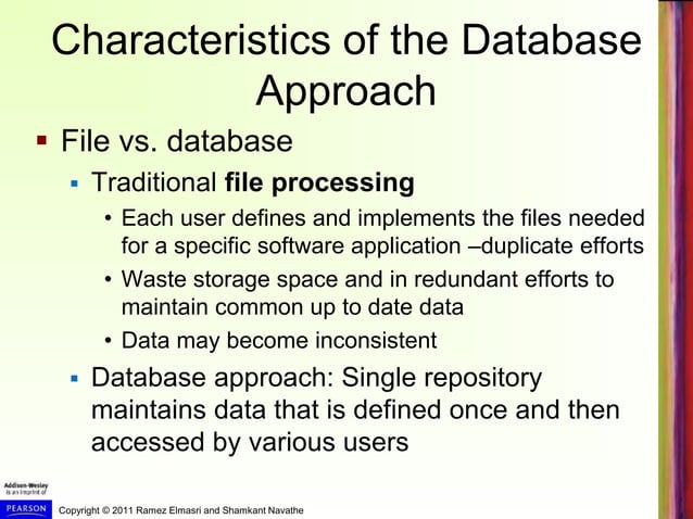 FDS (Sixth Edition) | C1 | Databases and Database Users | PPT
