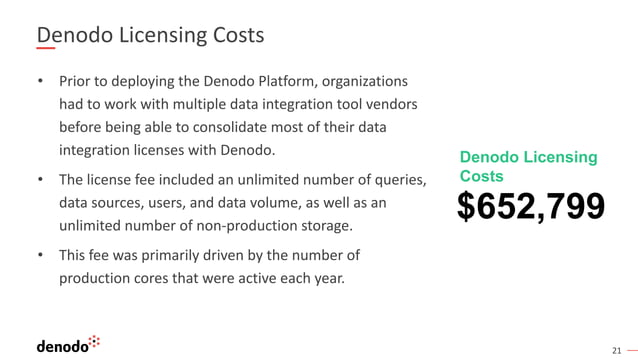 Total Economic Impact of Data Virtualization Using Denodo Platform | PDF | Databases | Computer ...