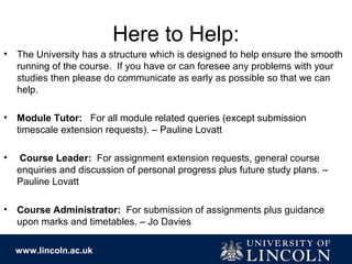 Fds2040 m introduction to module | PPT | Educational Assessment | Education