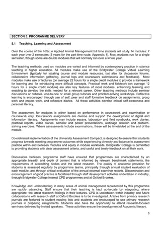 FdSc Applied Animal Management | PDF | Education