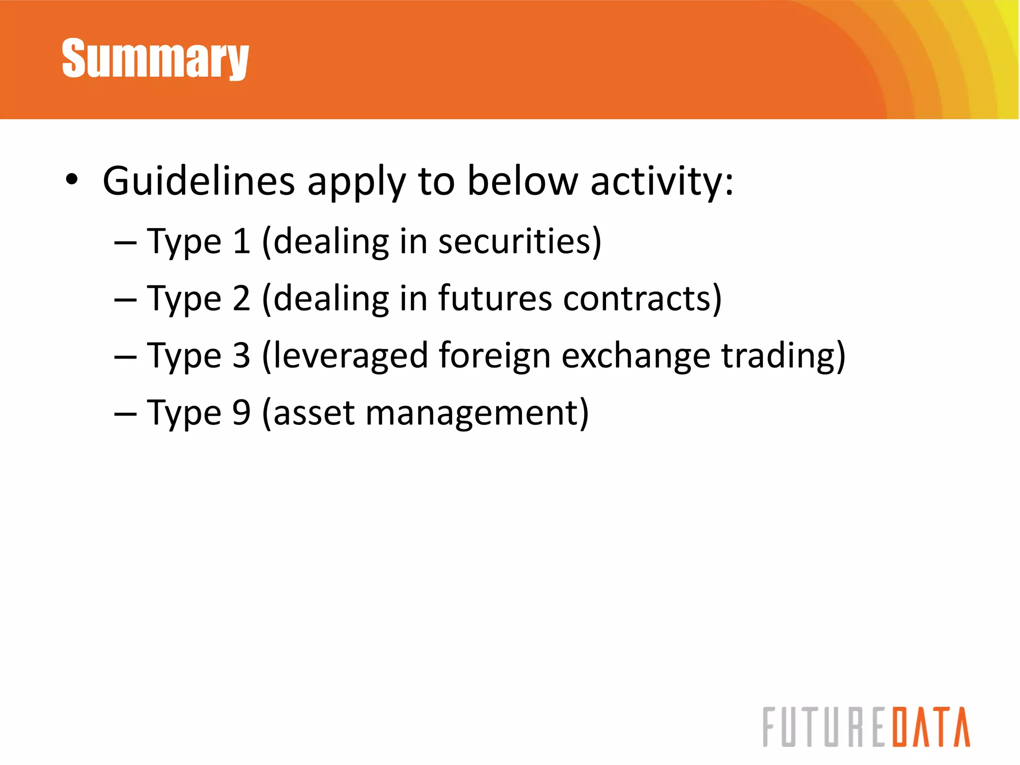 SFC guidelines for reducing and mitigate risk for internet trading | PDF