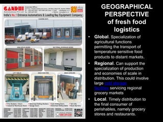 fresh food distribution logistics | PPTX