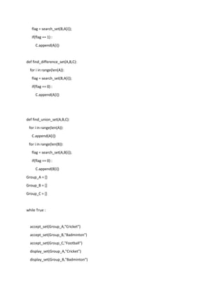 fds Practicle 1to 6 program.pdf | Programming Languages | Computing