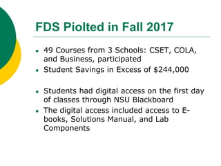 Fds program nsu moosavizadeh | PPT