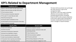 Accounting Department Structure in Brief | PPTX