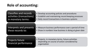 Accounting Department Structure in Brief | PPTX