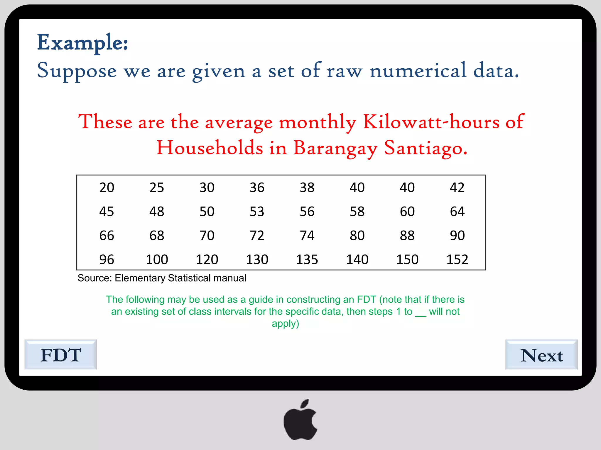 frequency distribution table | PPSX