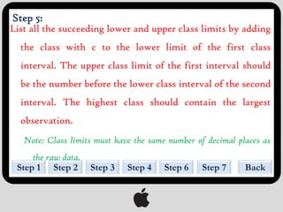 frequency distribution table | PPSX
