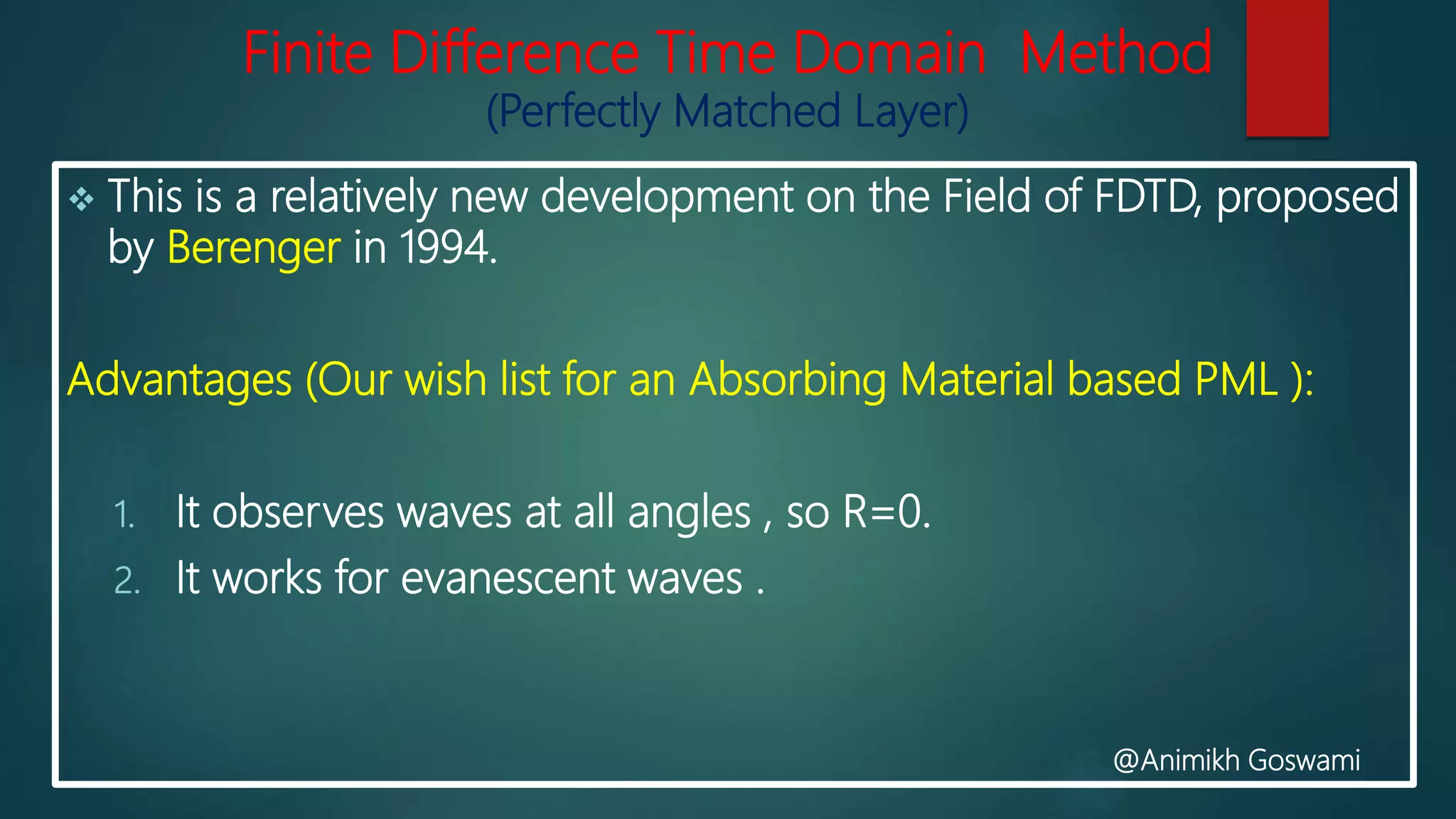 Fdtd ppt for mine | PPTX