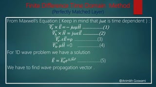 Fdtd ppt for mine | PPTX