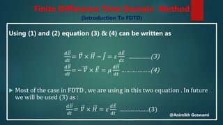 Fdtd ppt for mine | PPTX