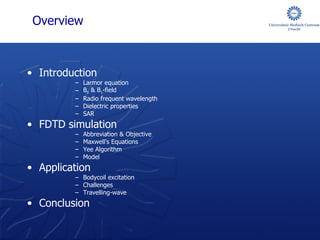 FDTD Simulations In MRI | PPT