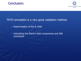 FDTD Simulations In MRI | PPT