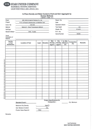 Fdt form | PDF