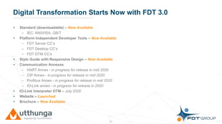 Digital Transformation with FDT 3.0 Webinar | PPT