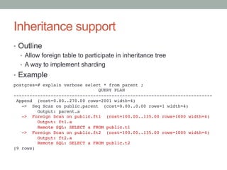 Foreign Data Wrapper Enhancements | PPT