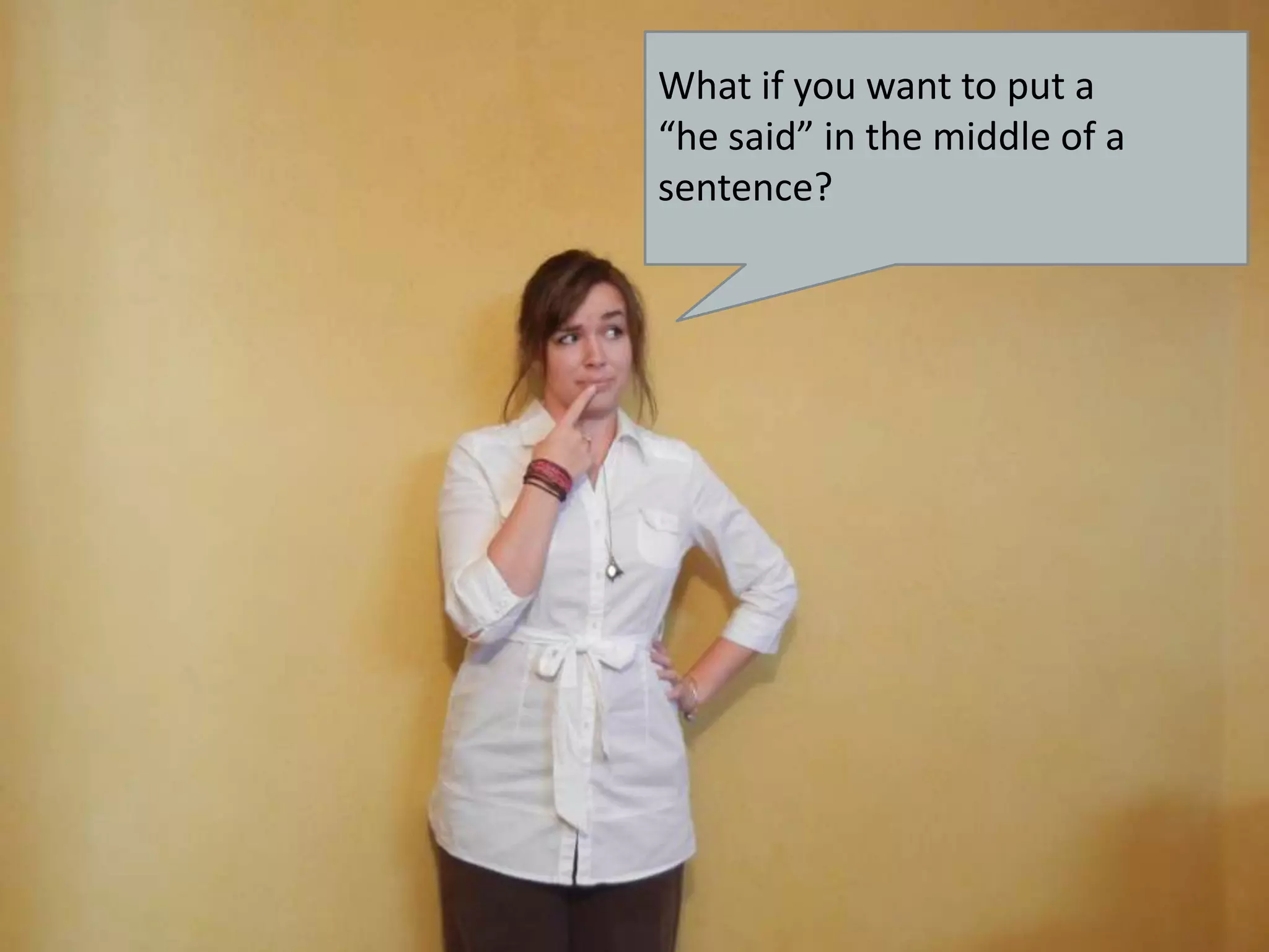 Fundamentals Dialog Punctuation Presentation | PPTX