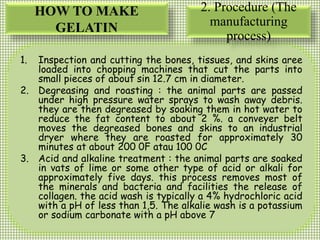 Fe.pptx for science of production of gelatin | PPT