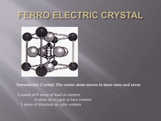 Ferroelectric RAM presentation | PPTX